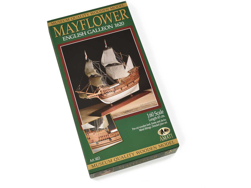 AMATI Mayflower anglická galeóna 1620 1:60 kit | Reichard Modelsport