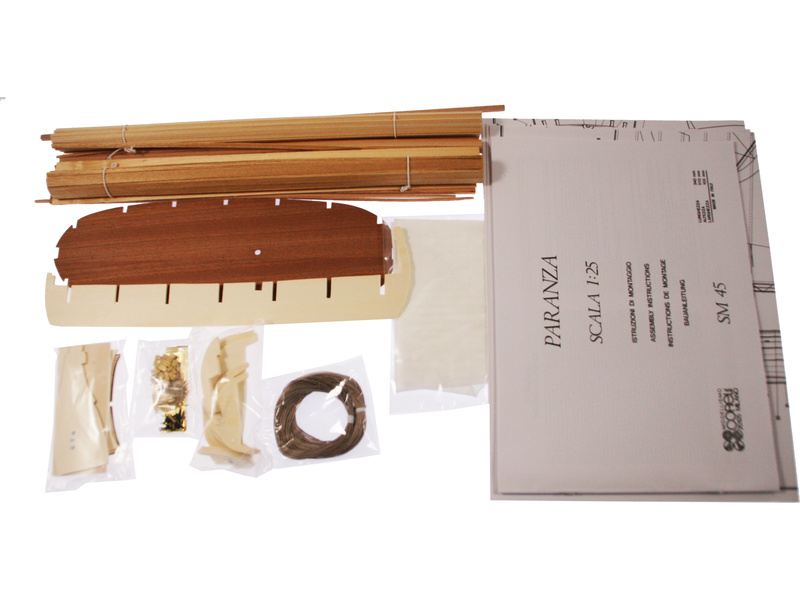 COREL Paranza rybářská loď 1:25 kit | Reichard Modelsport