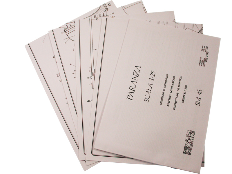 COREL Paranza rybářská loď 1:25 kit | Reichard Modelsport