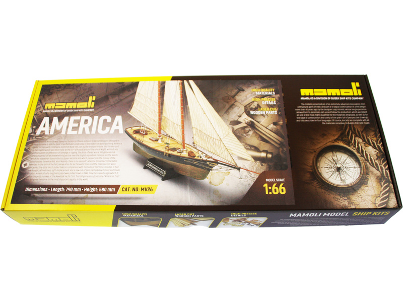 MAMOLI America 1851 1:66 kit | Reichard Modelsport