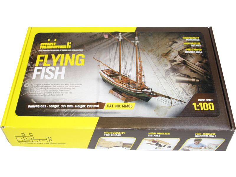 MINI MAMOLI Flying Fish 1:100 kit | Reichard Modelsport