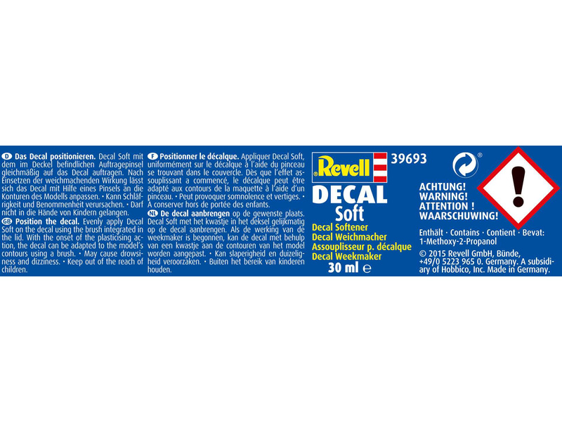 Revell změkčovač obtisků Decal Soft 30ml | Reichard Modelsport
