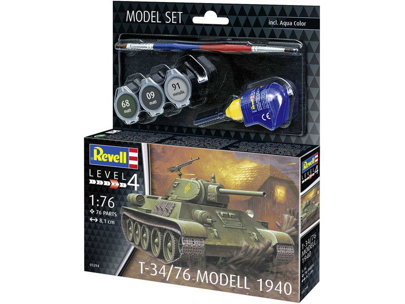 Revell T-34/76 Model 1940 (1:76) (sada) | Reichard Modelsport
