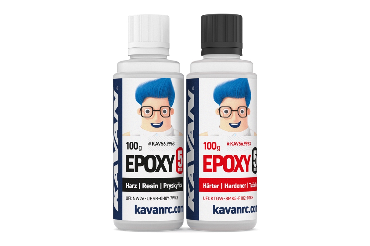 KAVAN Epoxy 5min 2x 100g, | Reichard Modelsport