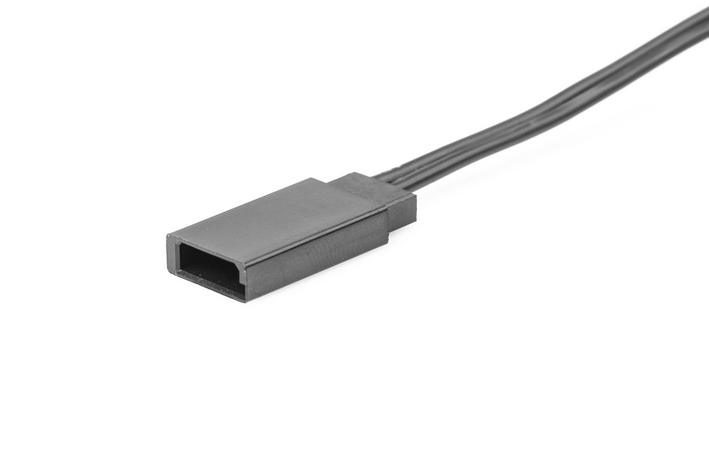 Nabíjecí kabel 50cm z XT60 na Futaba,Sanwa,Graupner,JR RX/TX konektor ...